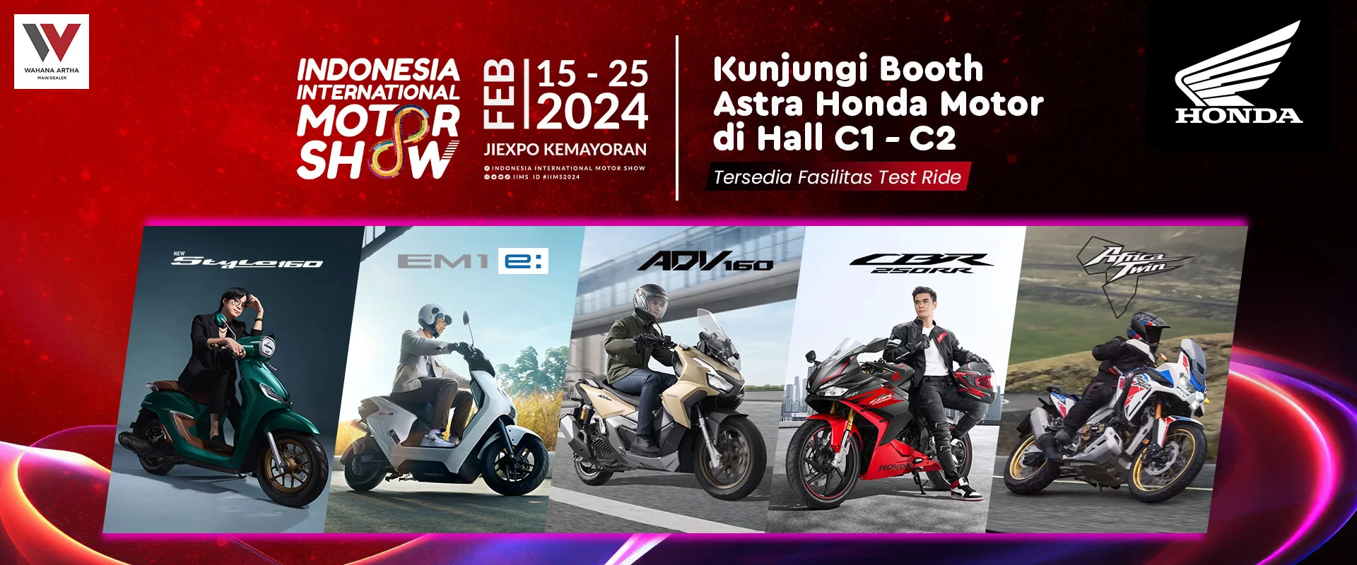 Daftar Event Terbaru Motor Honda | Wahana Honda