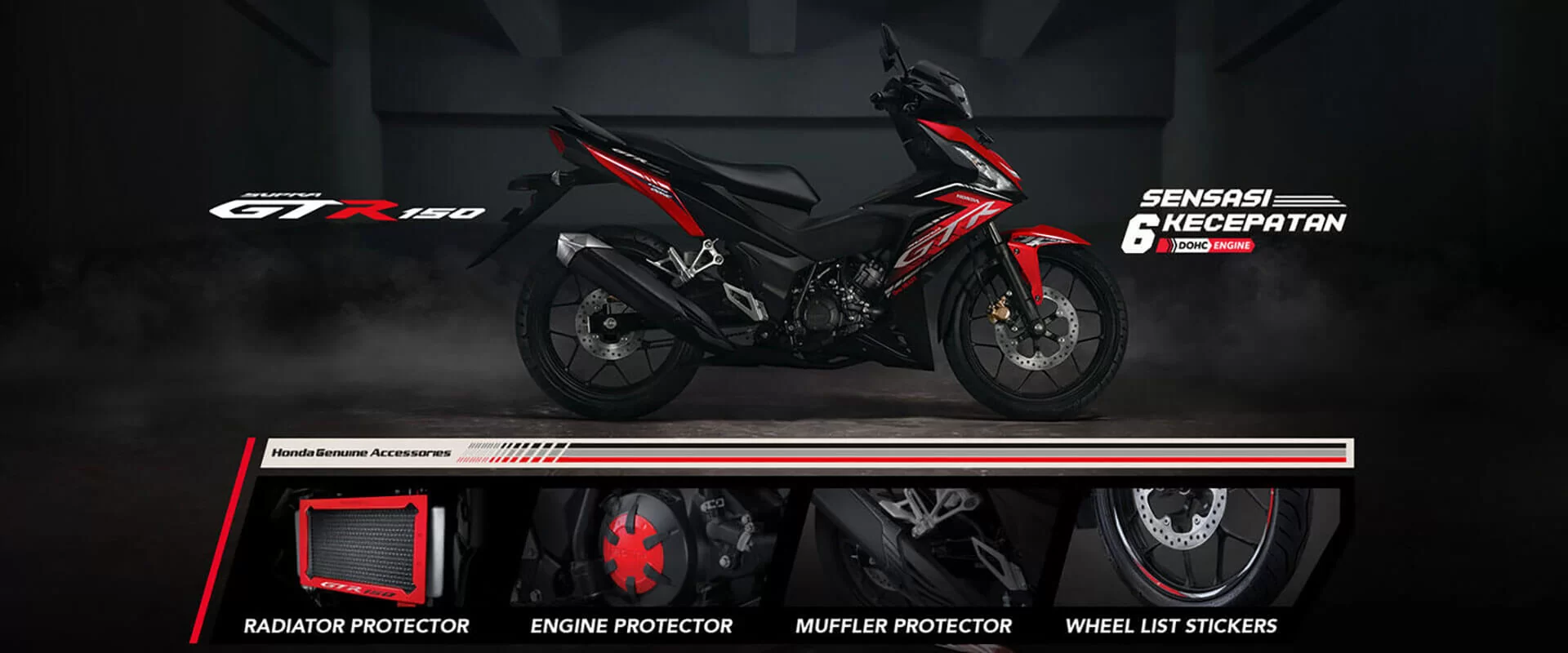 Spesifikasi Motor dan harga Honda Supra GTR 150 2026 | Wahana Honda