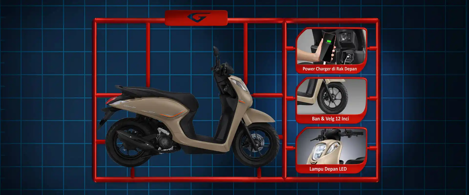 Spesifikasi Motor dan harga Honda Genio 2026 | Wahana Honda