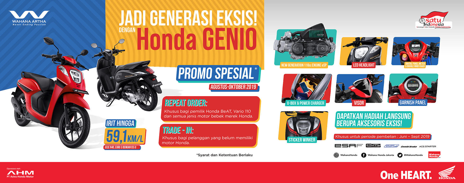 Daftar Promo Terbaru Motor Honda | Wahana Honda